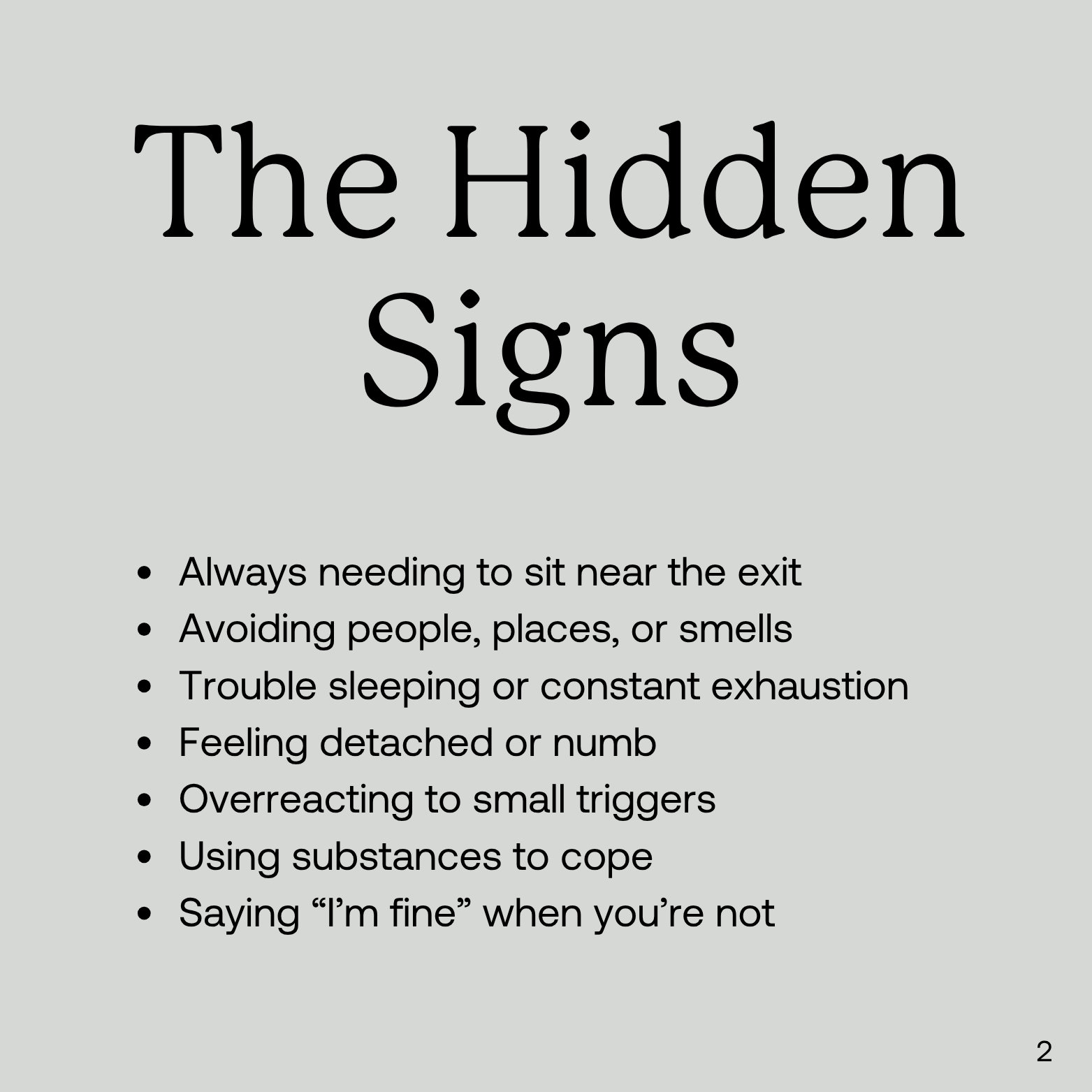 The Hidden Signs of PTSD: What Trauma Really Looks Like