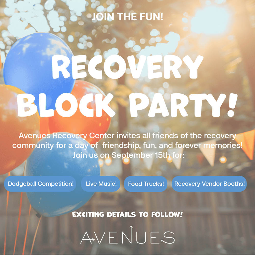 Recovery Block Party | Avenues